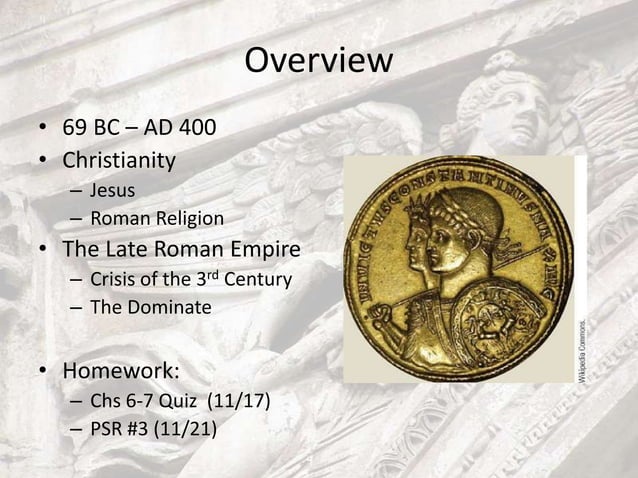 Week 11 (Christianity and Rome) | PPTX