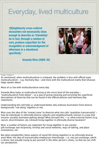 Everyday multiculturalism | PDF