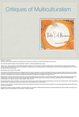 Everyday multiculturalism | PDF