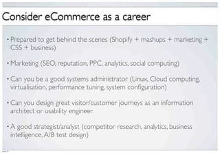 iDeas on eCommerce | PDF | Web Development | Internet
