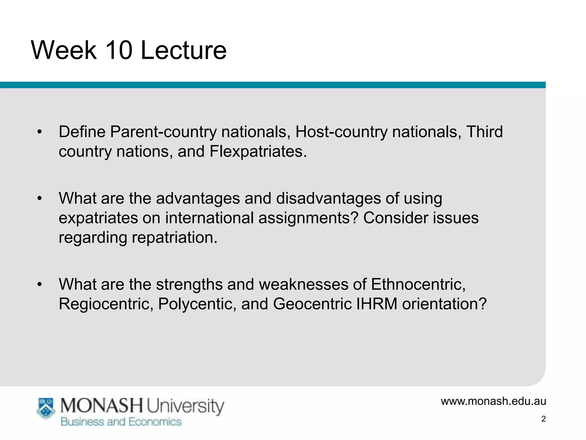 Week 11 International Management | PPTX
