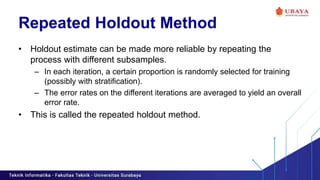 Week 11 Model Evalaution Model Evaluation | PPT