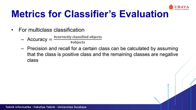 Week 11 Model Evalaution Model Evaluation | PPT