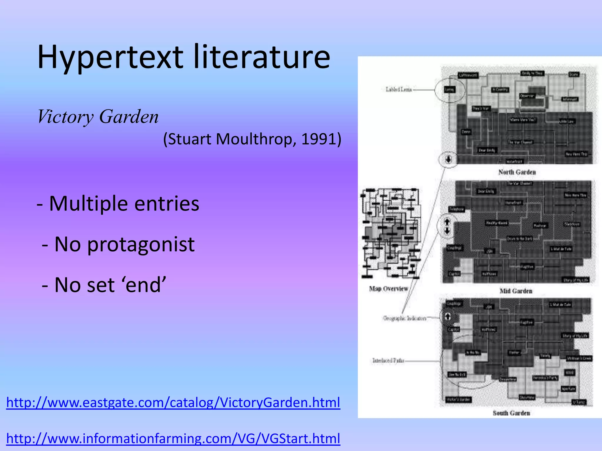 Hypertext,literature and reading | PPTX
