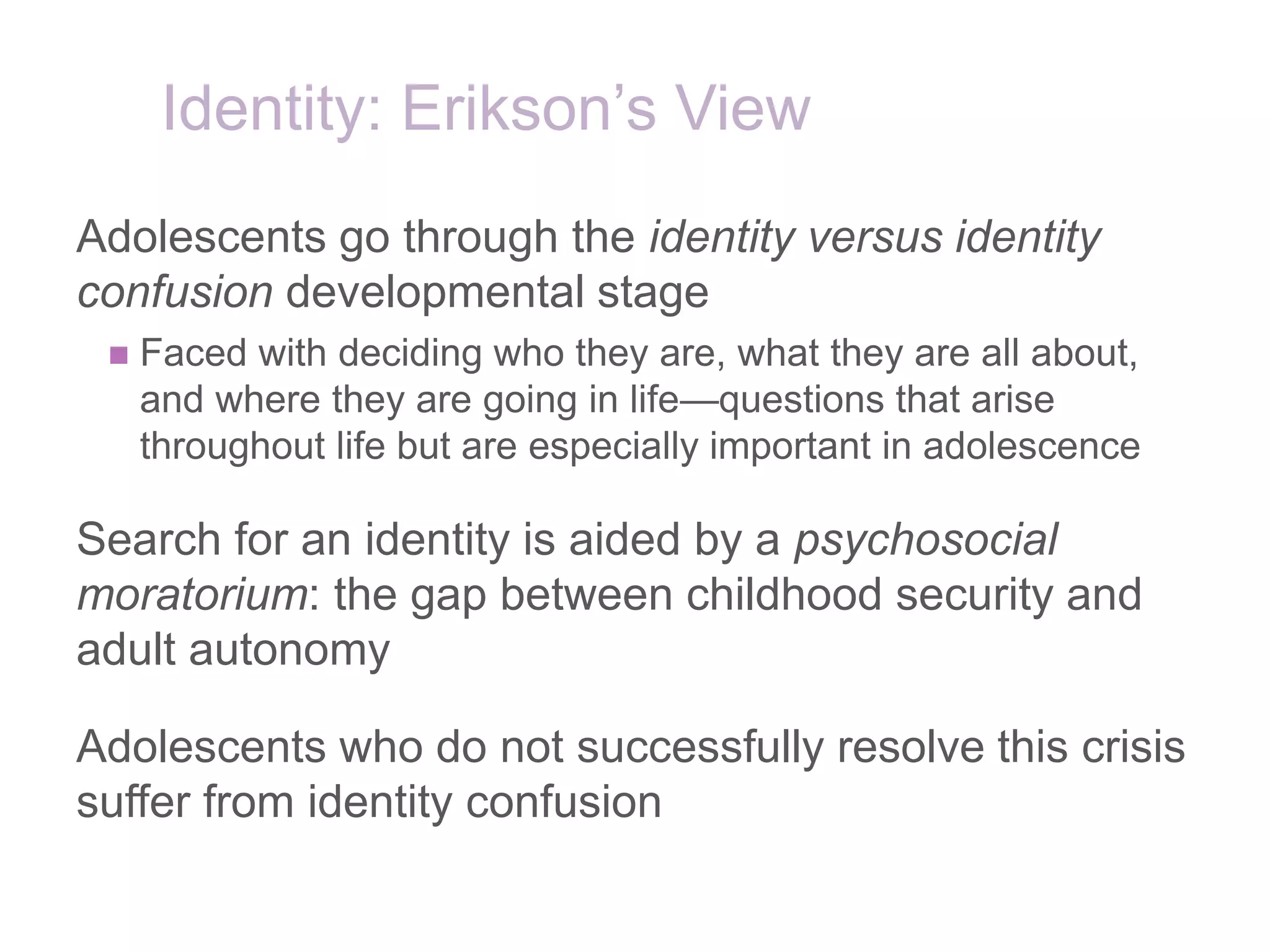 Week 11 Self, Identity, & Personality | PPT