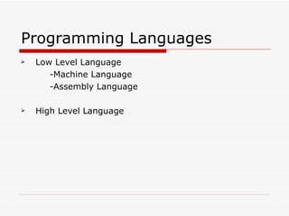 programing laugauge | PPT