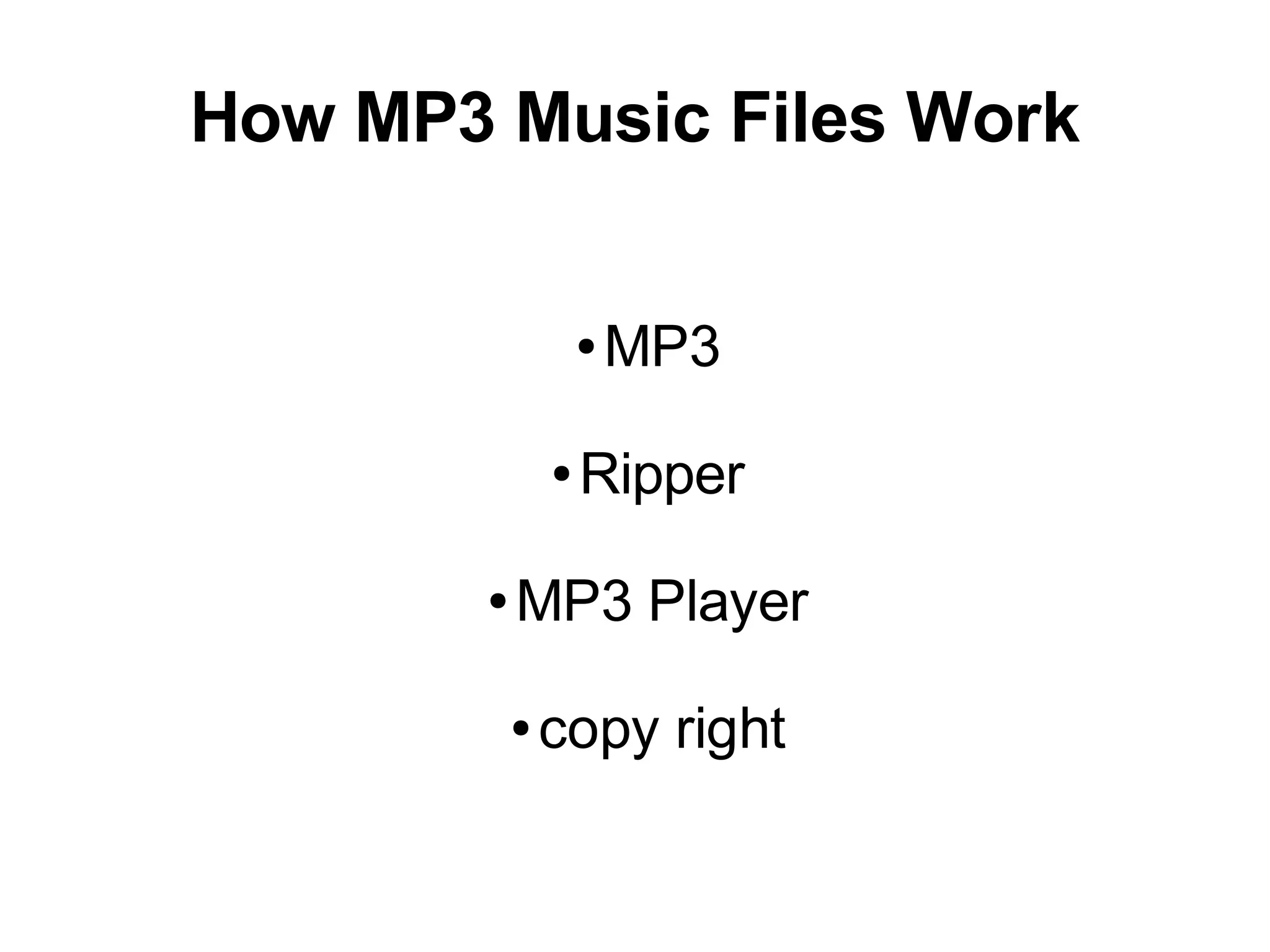 How MP3 Music Files | PDF | Digital Audio | Computer Software and ...