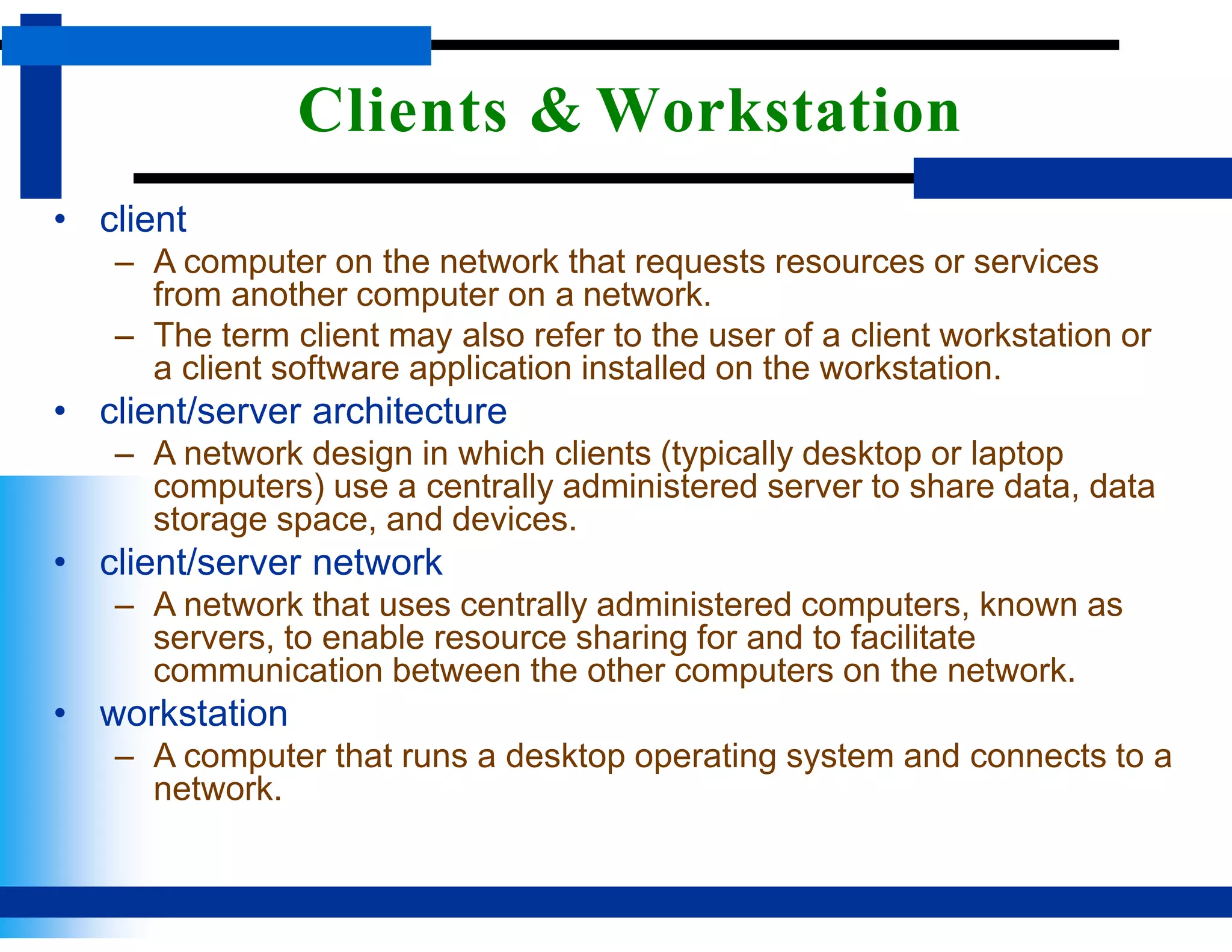 Introduction to Network Applications & Network Services | PPTX