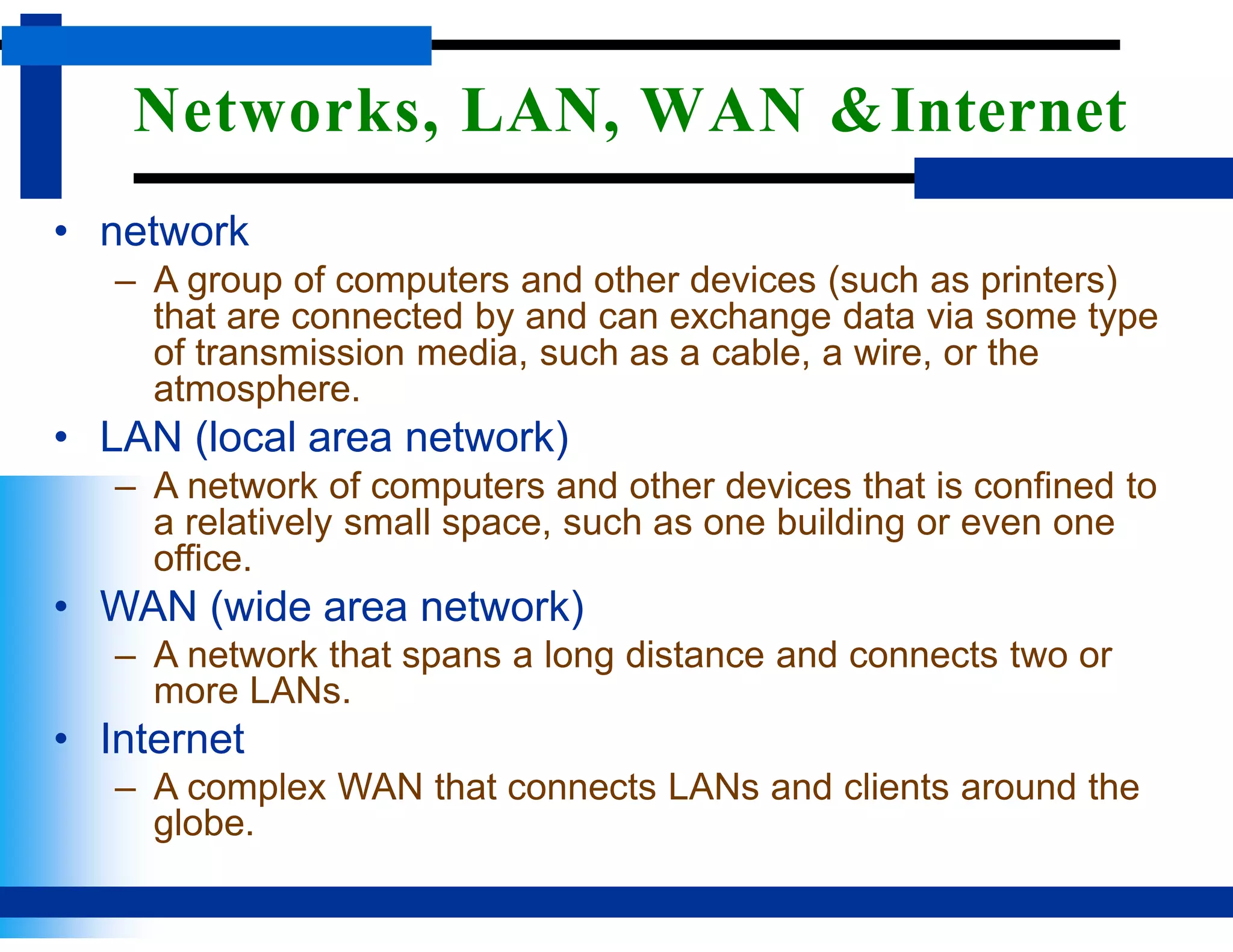 Introduction to Network Applications & Network Services | PPTX