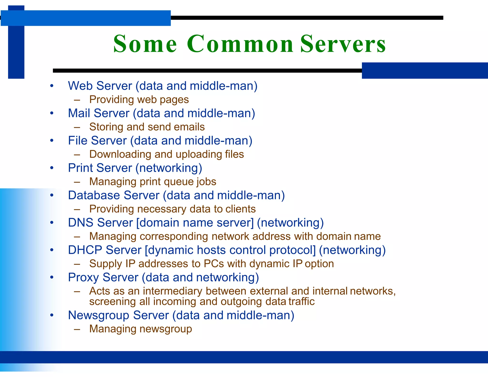 Introduction to Network Applications & Network Services | PPTX