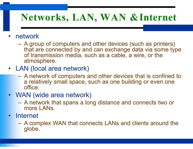 Introduction to Network Applications & Network Services | PPTX | Browsers | Computer Software ...