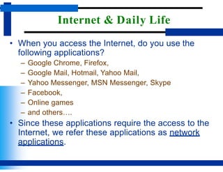 Introduction to Network Applications & Network Services | PPTX