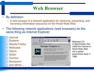 Introduction to Network Applications & Network Services | PPTX
