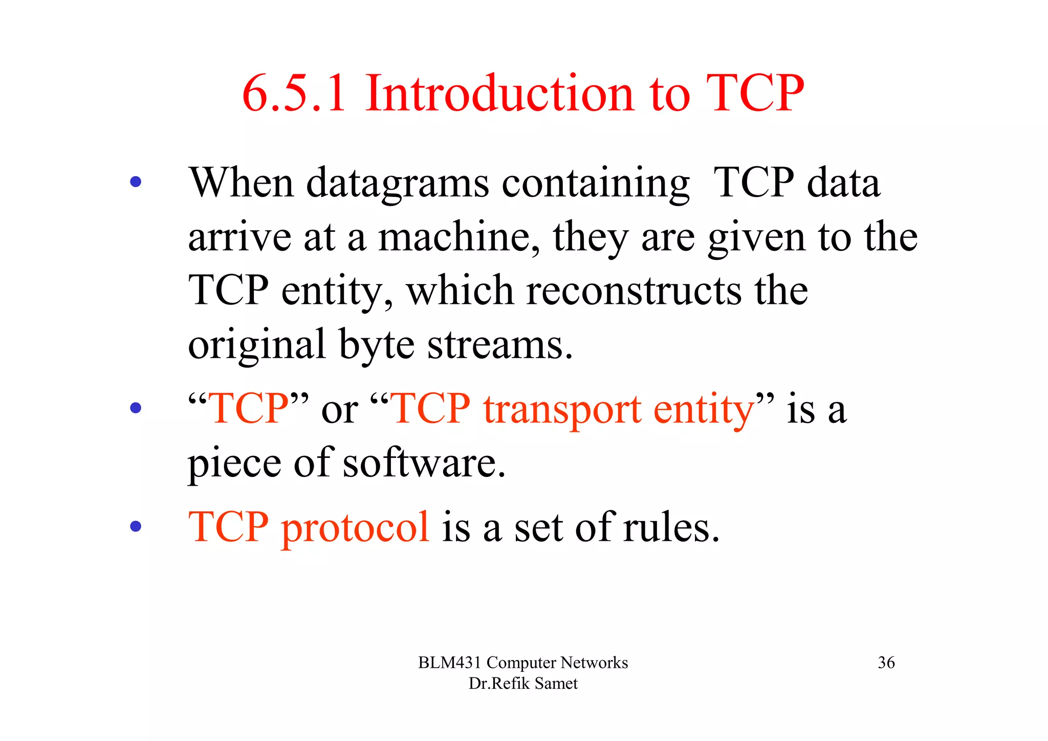 Transport layer | PDF | Computer Networking | Computing