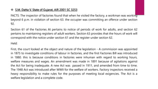 Week 12.pptx FACTORIES ACT 1948 LLB labour | PPTX
