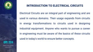 Introduction to Electrical Circuits, Classification of Electrical ...