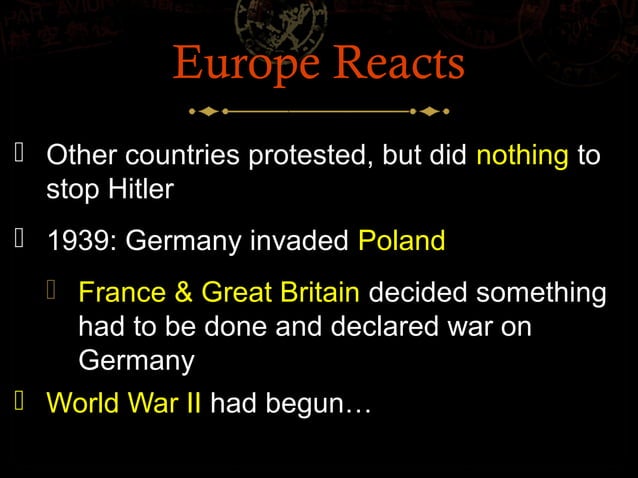 Week 12 day 1- wwii- rise of nazism | PPT