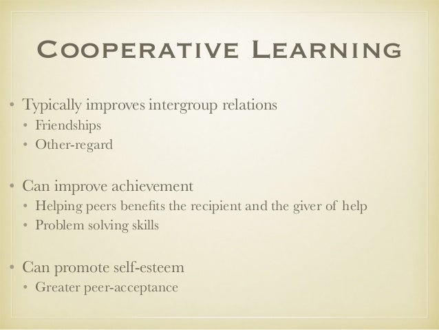 SOC 463/663 (Social Psych of Education) - Intergroup Relations & Coop…