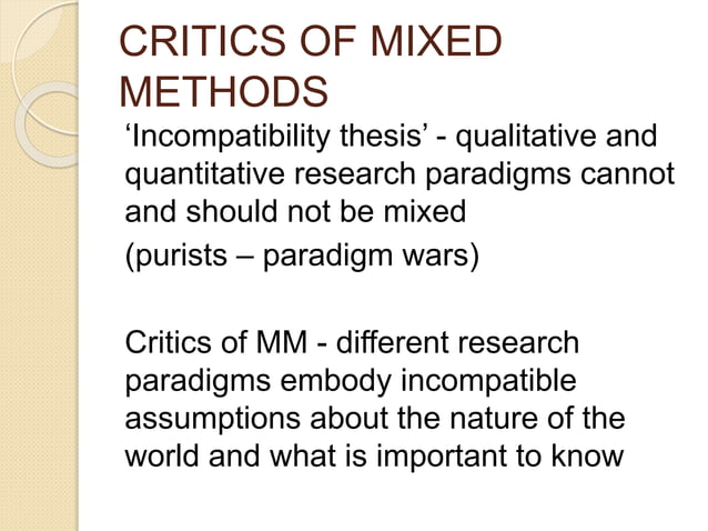 Week 12 mixed methods | PPT