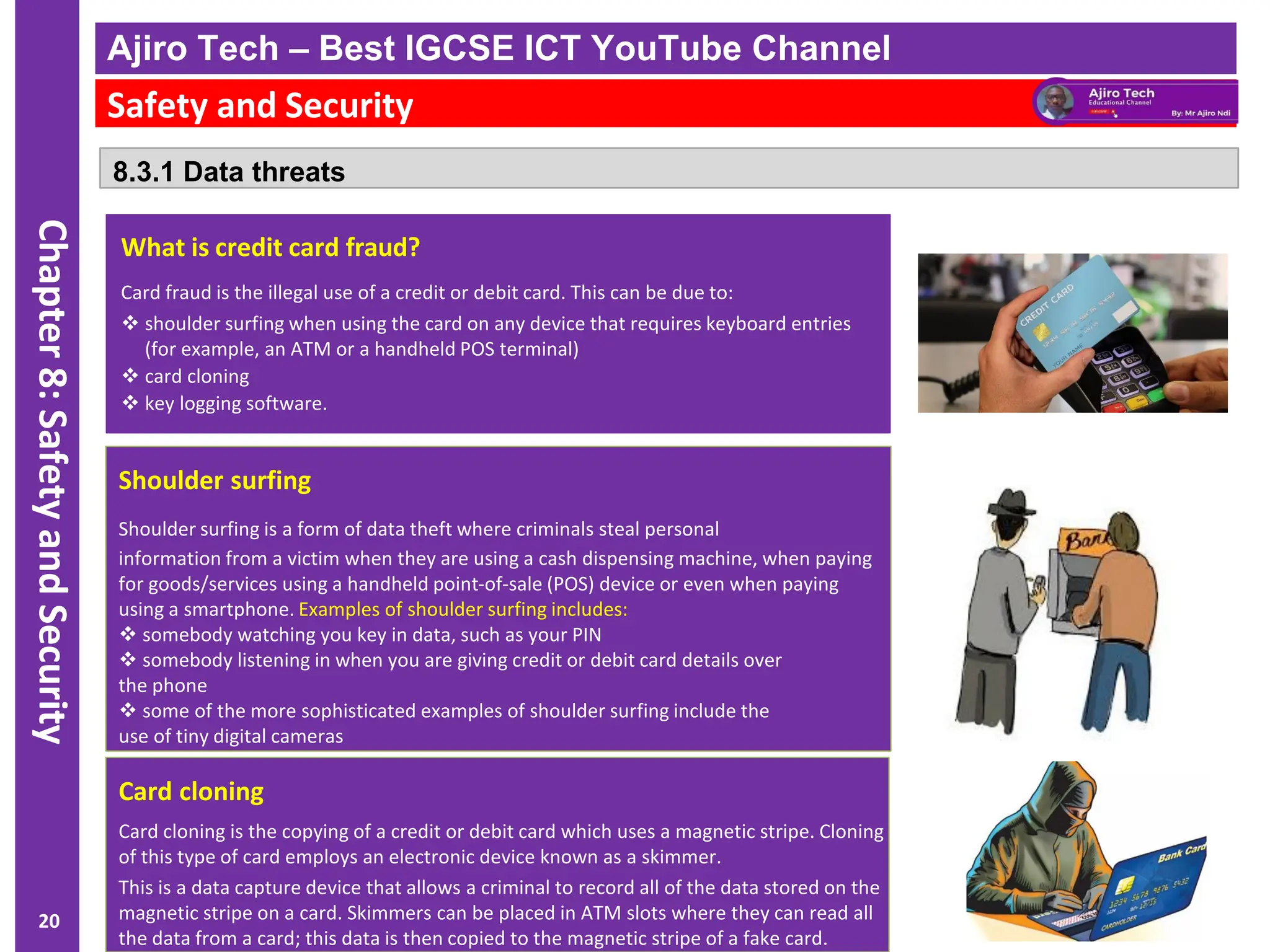 IGCSE ICT - Safety and Security - Ajiro Tech | PDF