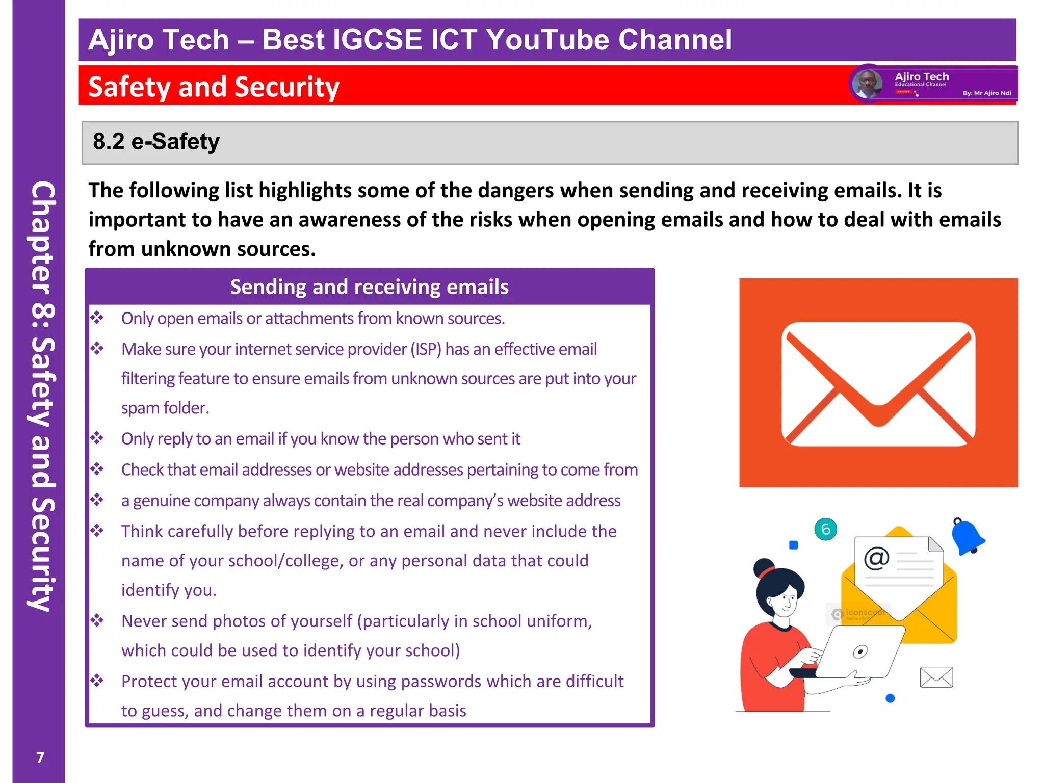 IGCSE ICT - Safety and Security - Ajiro Tech | PDF