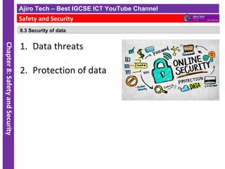 IGCSE ICT - Safety and Security - Ajiro Tech | PDF
