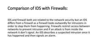 information security (Audit mechanism, intrusion detection, password ...