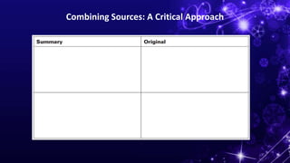 Week 12 Combining Sources.pptx