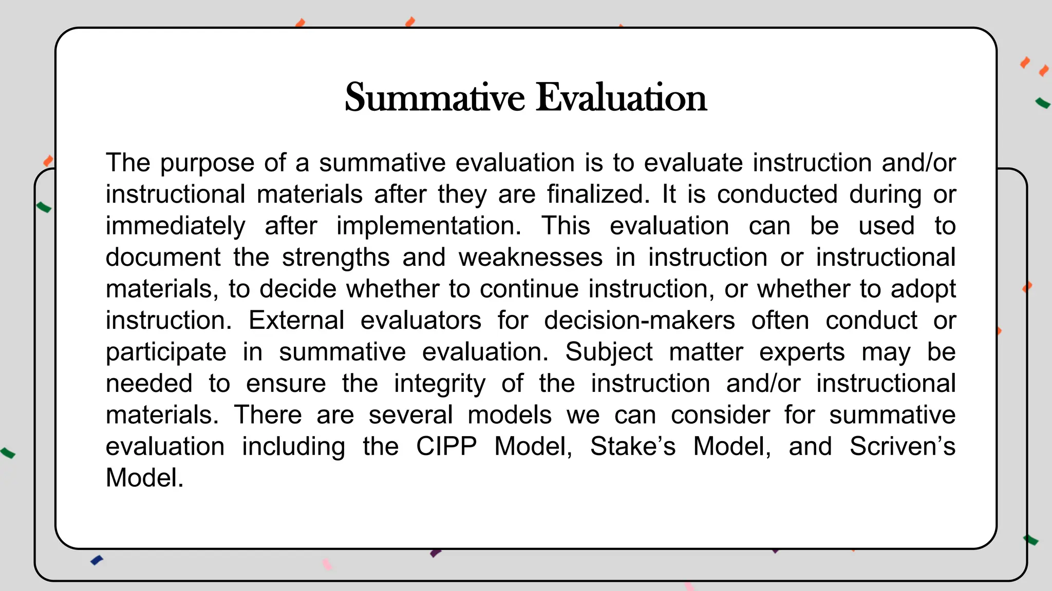 Week 12_Designing Instructional Materials and Conducting Summative ...