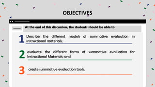 Week 12_Designing Instructional Materials and Conducting Summative ...