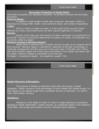 lecture of fiber introduction | PDF