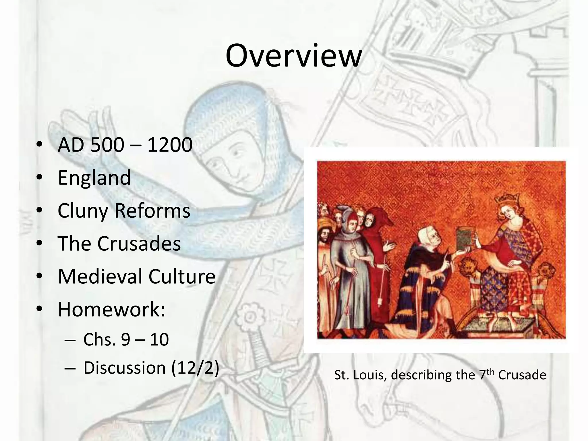 Week 12 (The Medieval Church) | PPTX