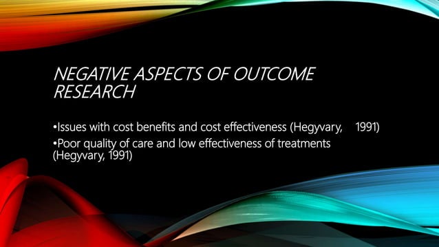 Outcome Research | PPT