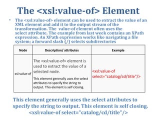 Week 12 xml and xsl | PPT