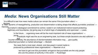 Gatewatching 13: Conclusion: A Social News Media Network | PPT