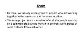 Organizations and Team Structure | PPTX
