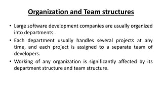 Organizations and Team Structure | PPTX