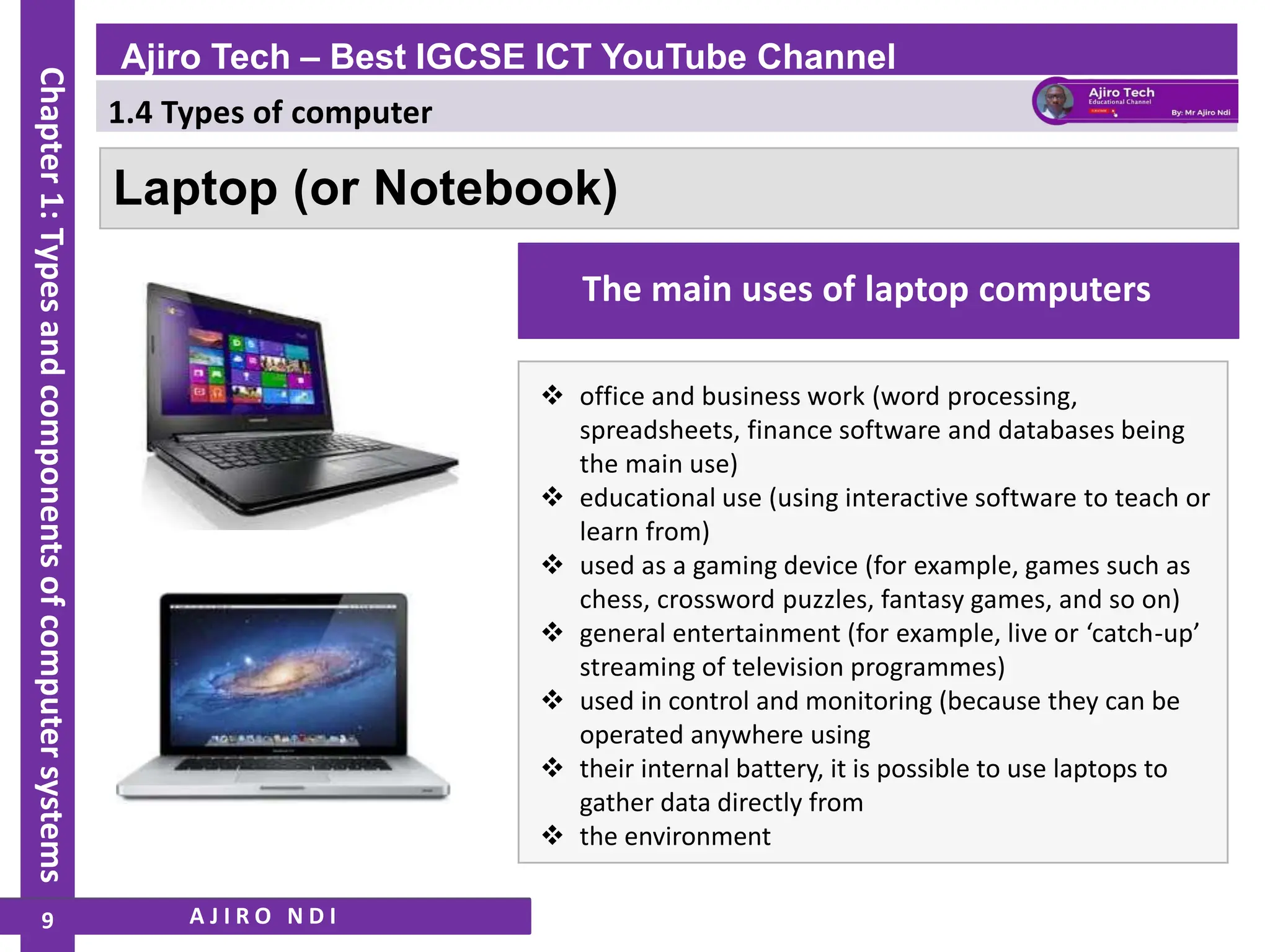 IGCSE ICT - Types and Components of Computer Systems - Types of ...