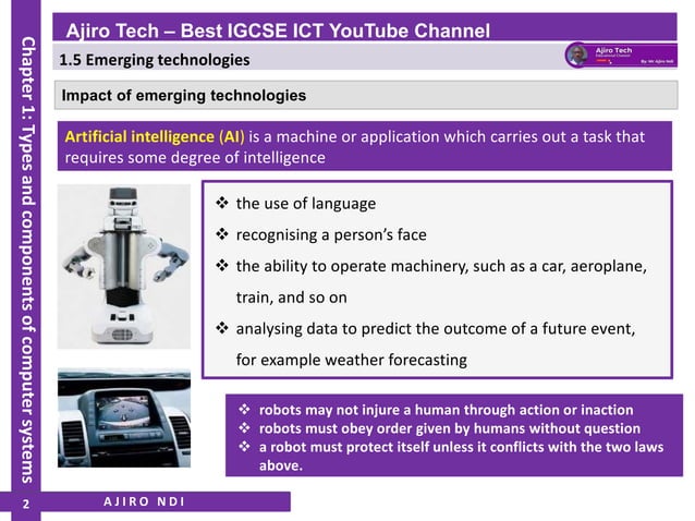 IGCSE ICT - Types and Components of Computer Systems - Impact of ...
