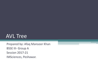 AVL Tree Data Structure | PPTX