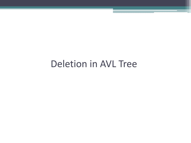 AVL Tree Data Structure | PPTX