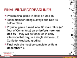 Week13 Live Class 2010 | PPT