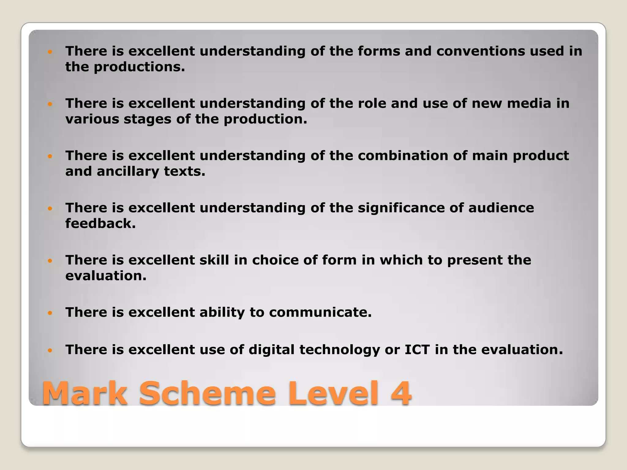 Coursework evaluation | PPT