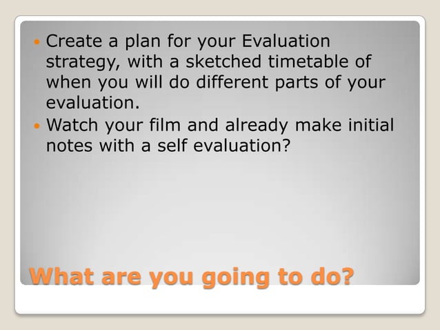 Coursework evaluation | PPT