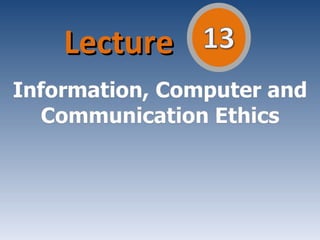 ICT code of ethics | PPT