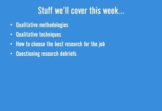 Week 13 lecture market research | PPT