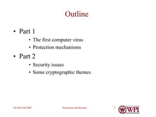 Week 13, Protection and Security.ppt