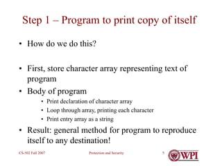 Week 13, Protection and Security.ppt