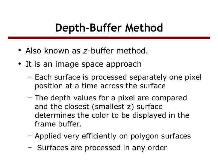 Visible Surface Detection