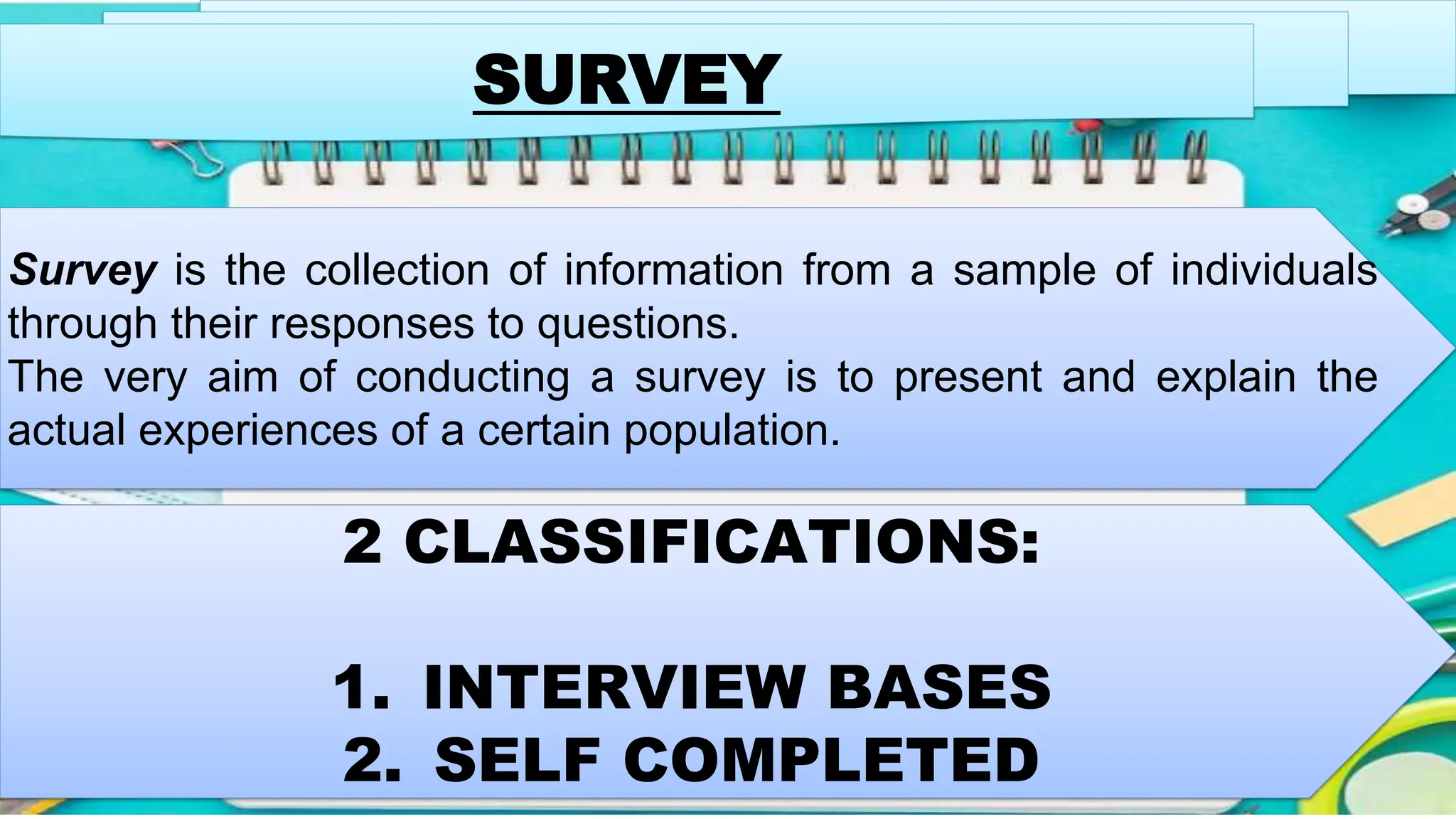 WEEK 14- PRINCIPLES AND USES OF SURVEYS, EXPERIMENTS AND SCIENTIFIC ...